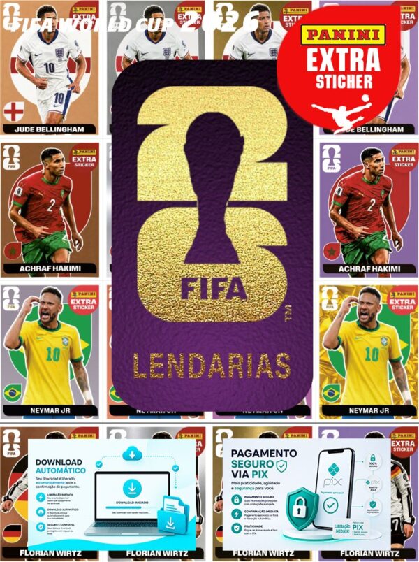 LENDARIAS – Guia Digital PDF – Seleções Copa do Mundo 2026 (Álbum de ...